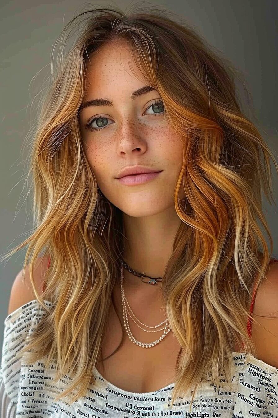 60 Sweetest Caramel Highlights On Brown Hair That Are In Trend