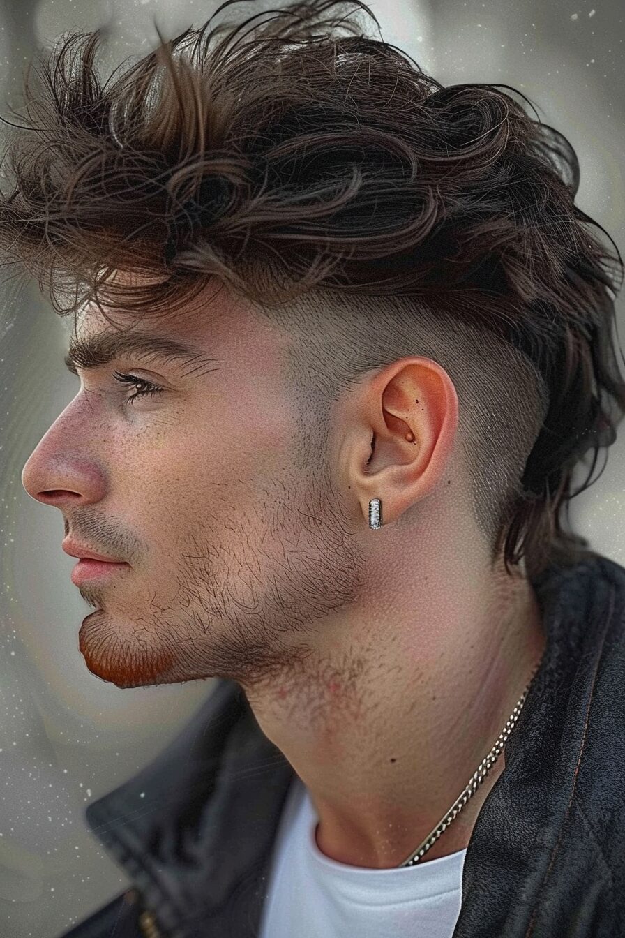 50 Manly Wolf Cut Men Hairstyle To Try In 2023