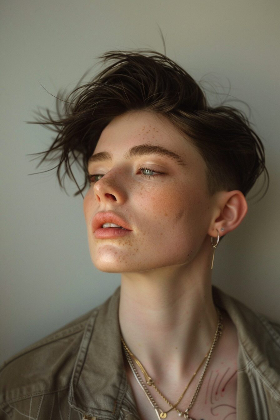 46 Bold And Stylish Non binary And androgynous haircuts