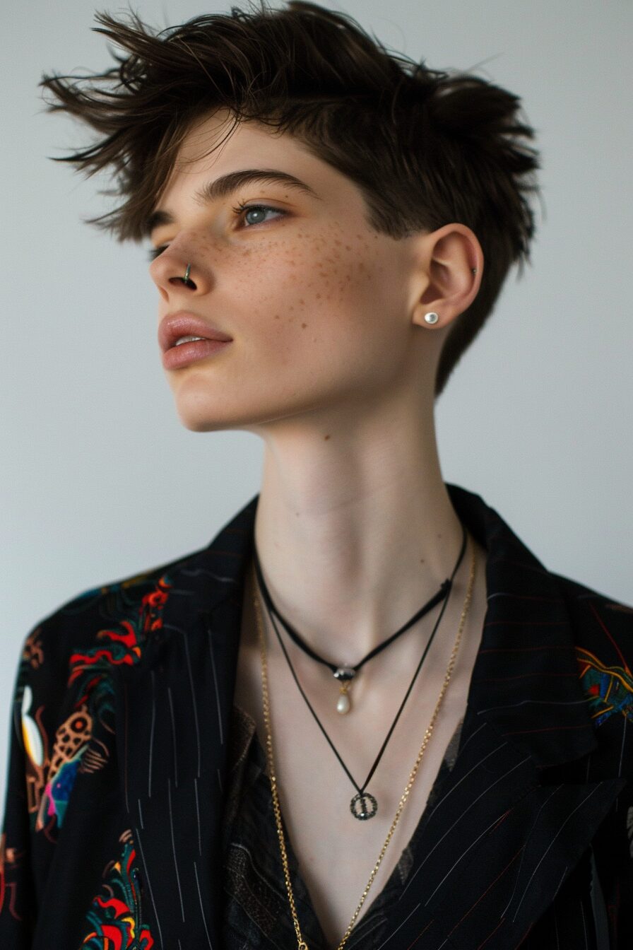 46 Bold And Stylish Non binary And androgynous haircuts