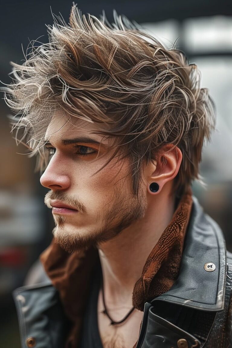 50 Manly Wolf Cut Men Hairstyle To Try In 2023