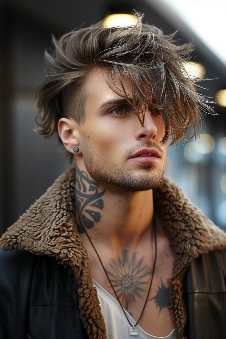 50 Manly Wolf Cut Men Hairstyle To Try In 2023