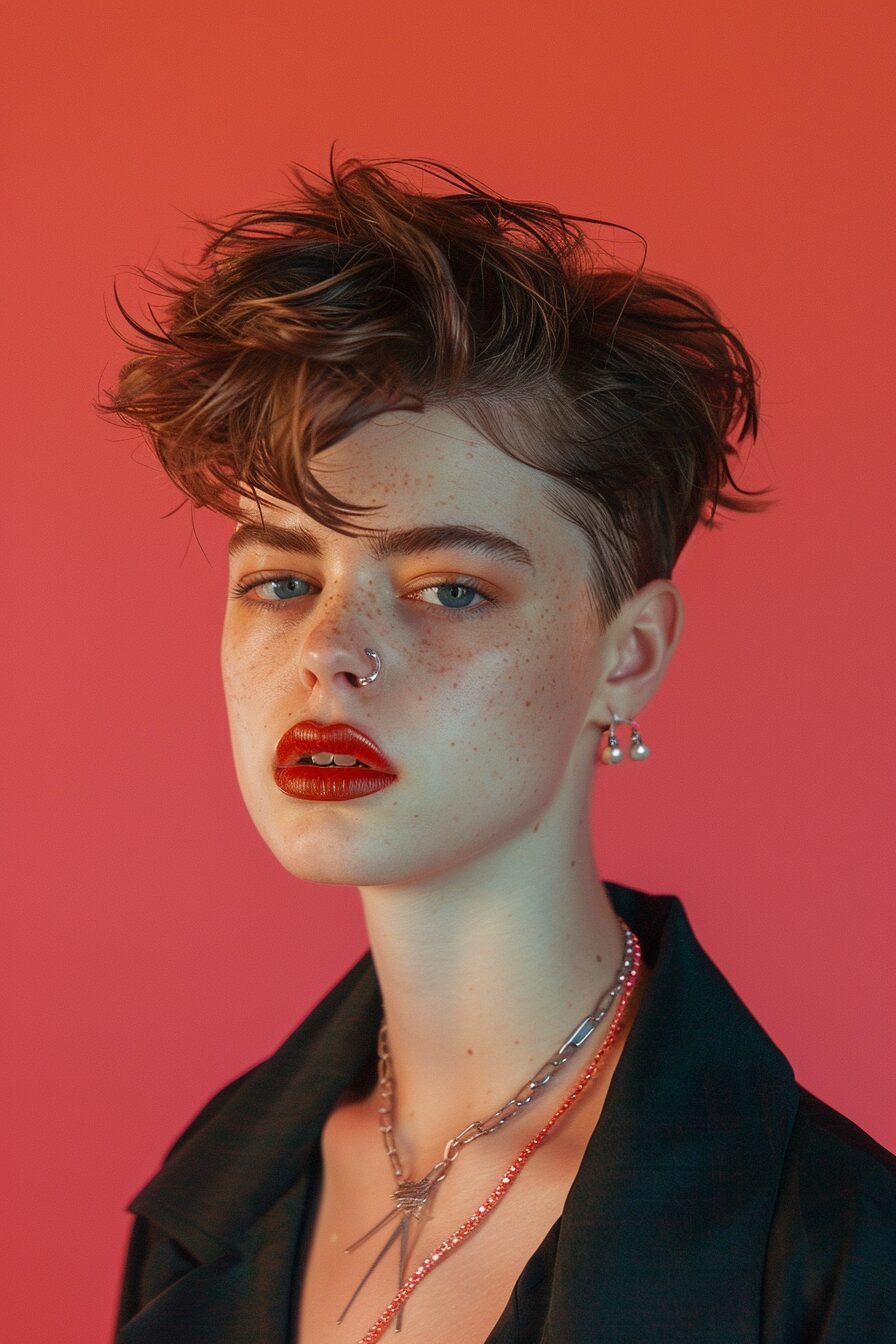46 Bold And Stylish Non binary And androgynous haircuts