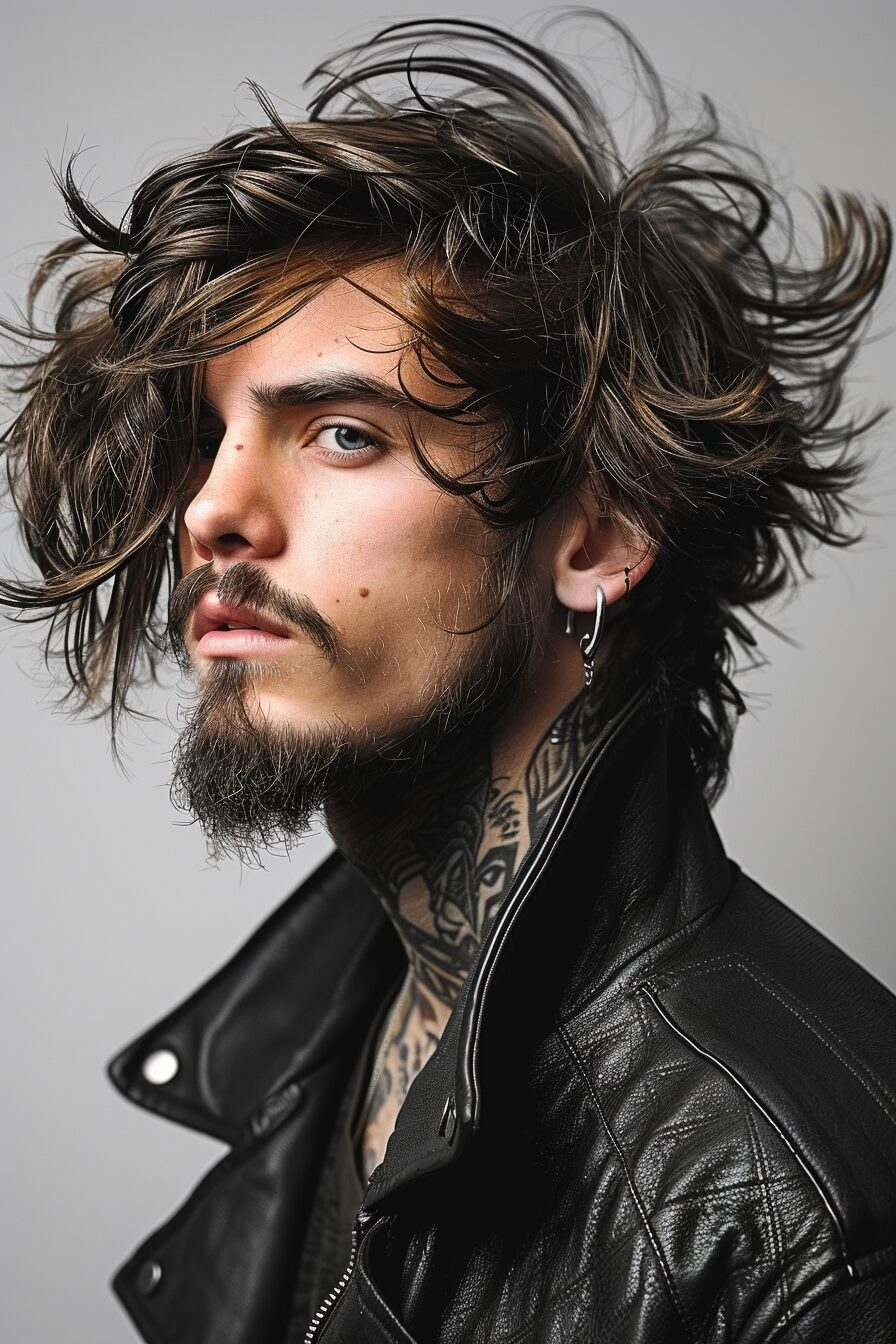50 Manly Wolf Cut Men Hairstyle To Try In 2023
