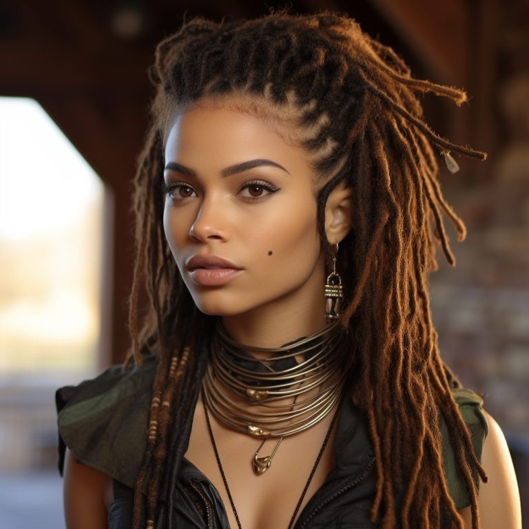 30 Creative, Trendy and Hot Dread locs Styles for women