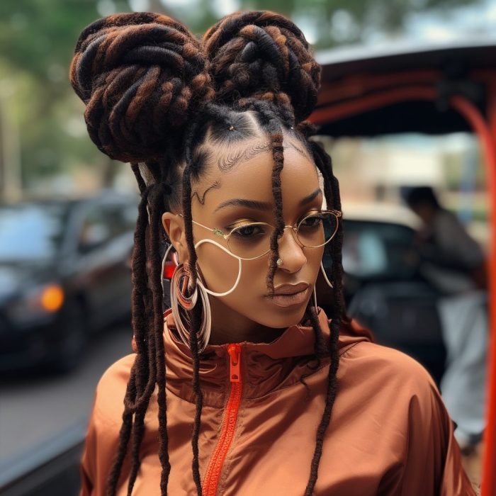 30 Creative, Trendy and Hot Dread locs Styles for women