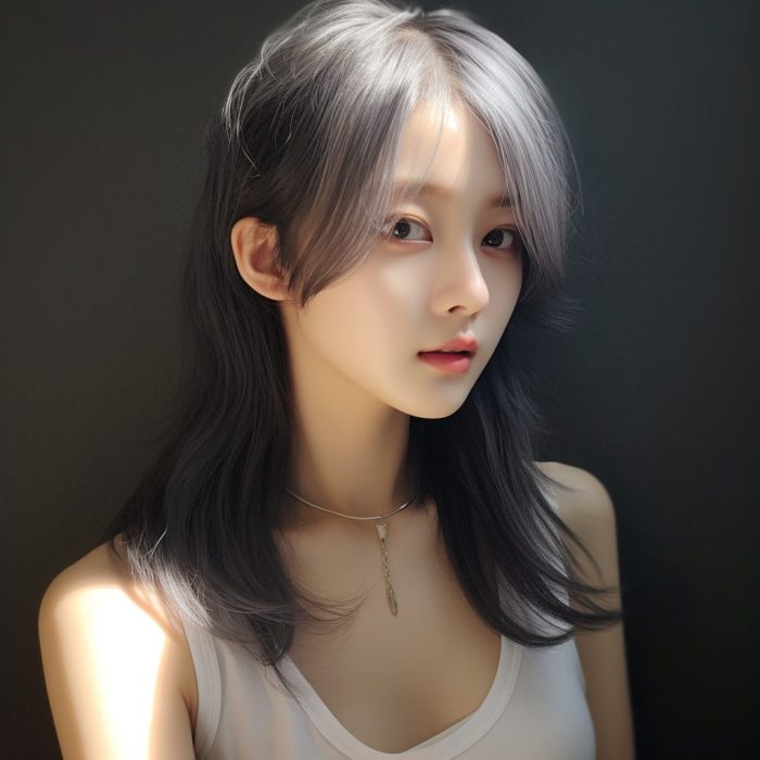 20 Attractive and Refreshing korean wolf cut