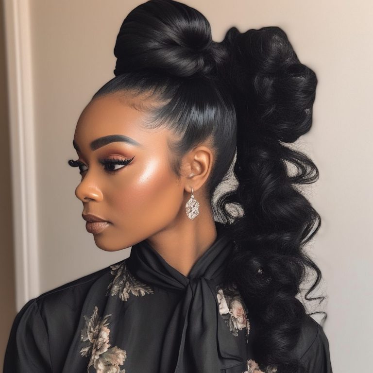 40 Elegant And Evergreen Ponytail hairstyles for black hair