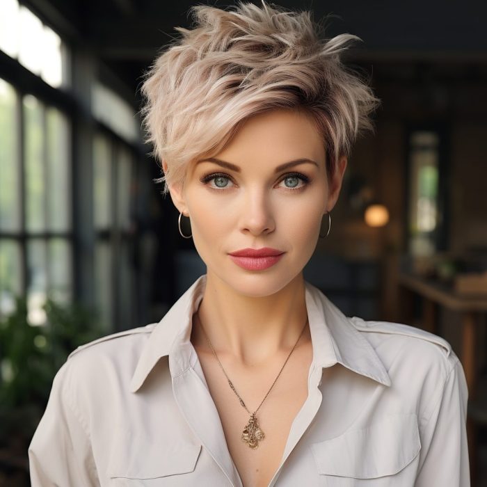 37 Cute And Easy To Do Short Messy haircuts For 2024
