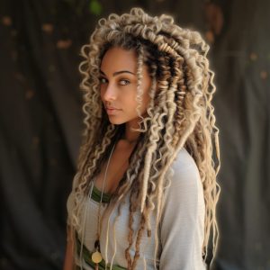 30 Creative, Trendy and Hot Dread locs Styles for women