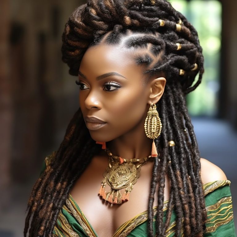 30 Creative, Trendy and Hot Dread locs Styles for women