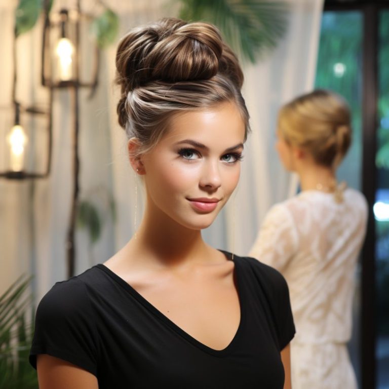 40 Inspiring Updos for short hair To Try In 2024