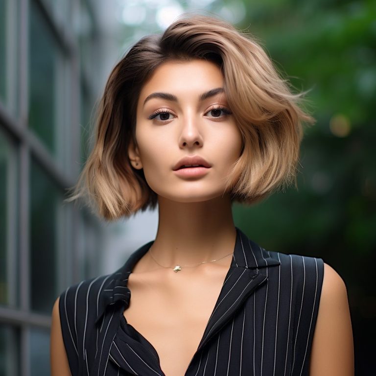 33 Easy To Do Short haircuts for round faces To Look Slim