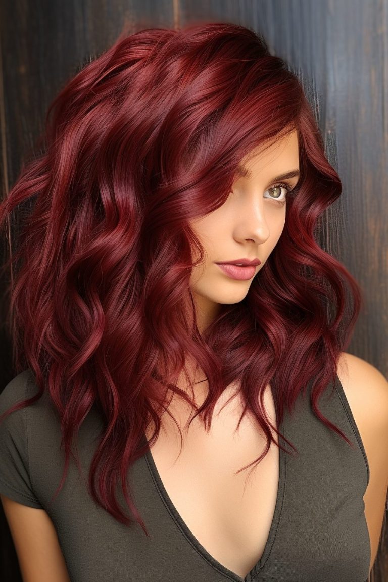 60 Stunning Shades Of Burgundy Hair Color