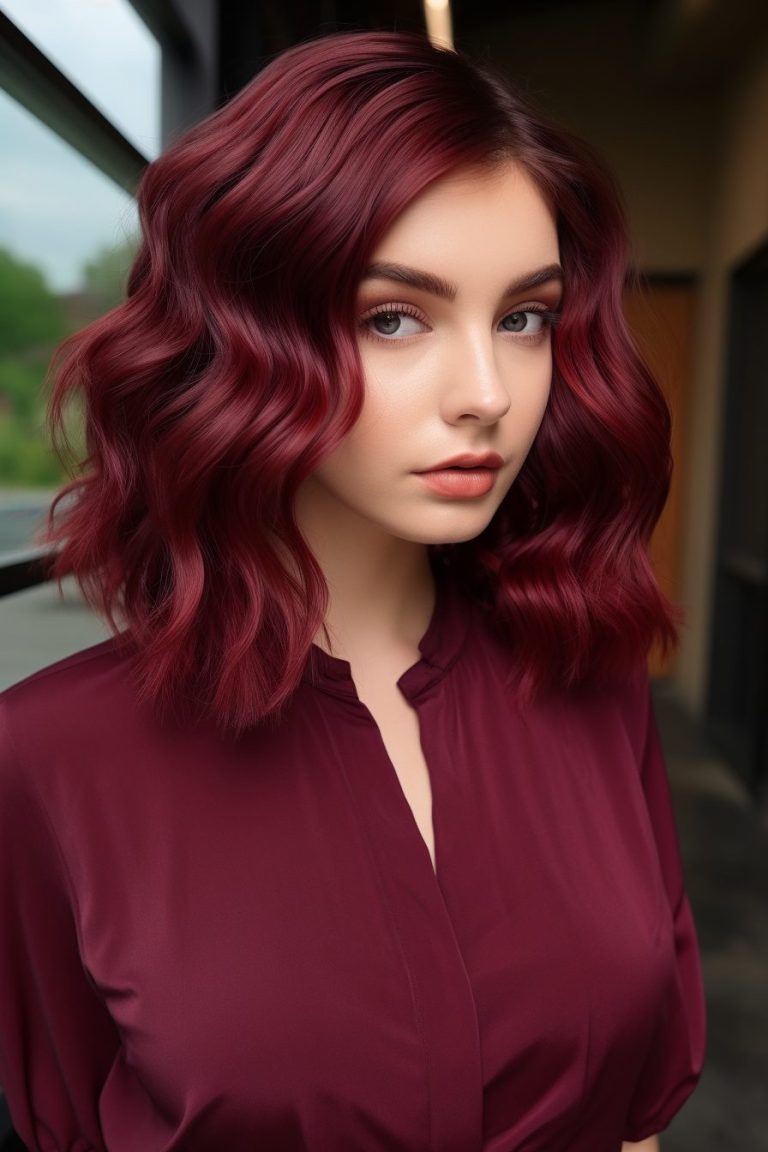 60 Stunning Shades Of Burgundy Hair Color