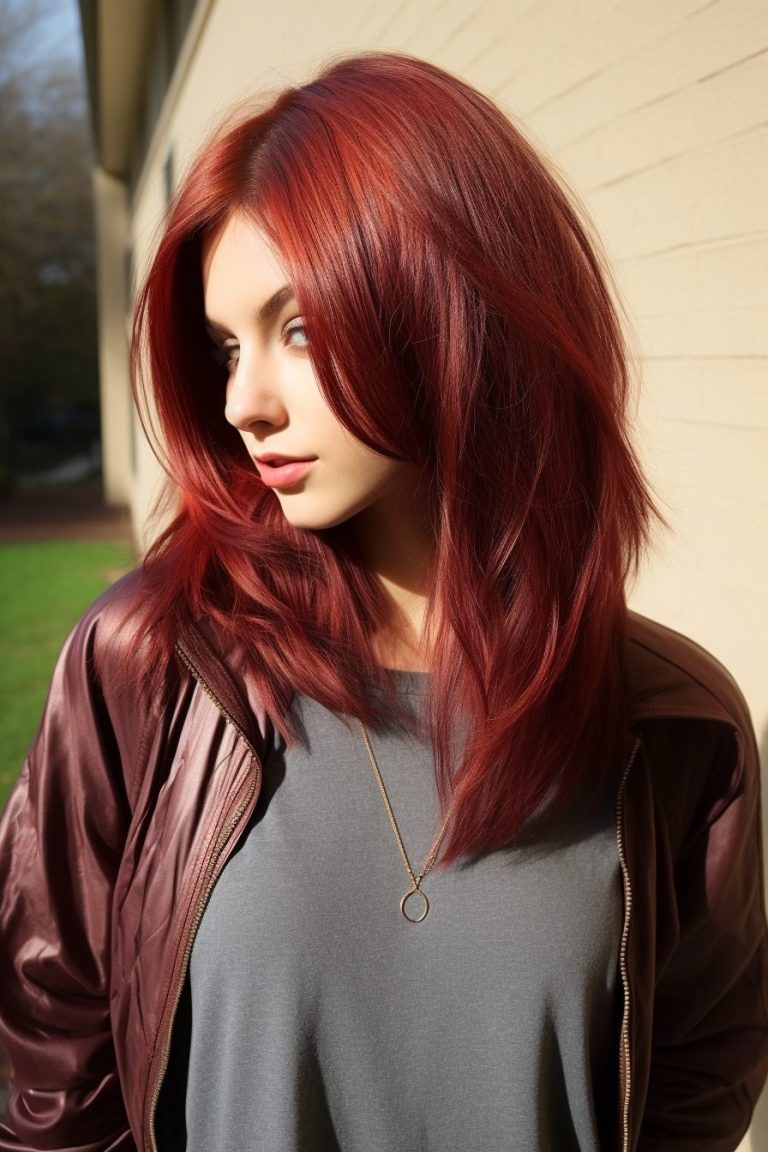 60 Stunning Shades Of Burgundy Hair Color