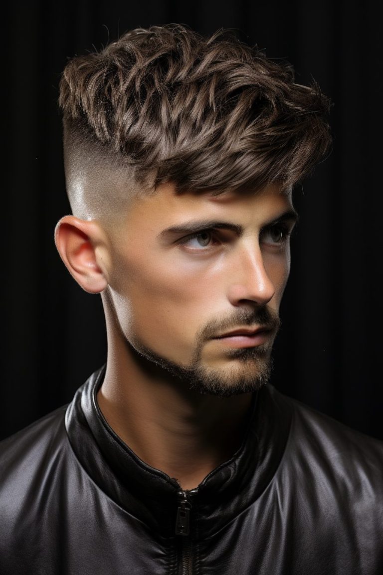 60 medium haircuts for men For Dashing Look In 2024