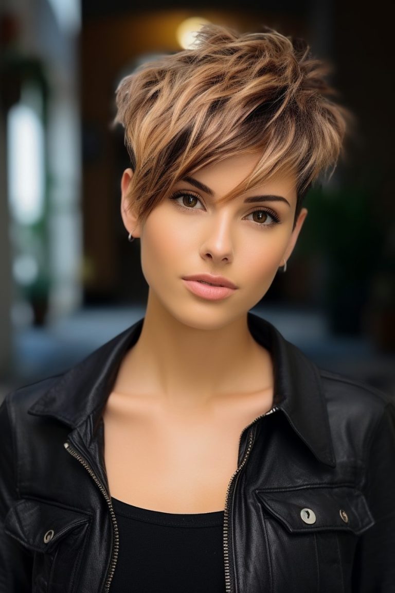 World of 60 Edgy short pixie cuts