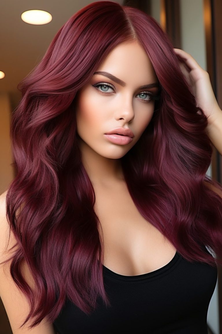 60 Stunning Shades Of Burgundy Hair Color