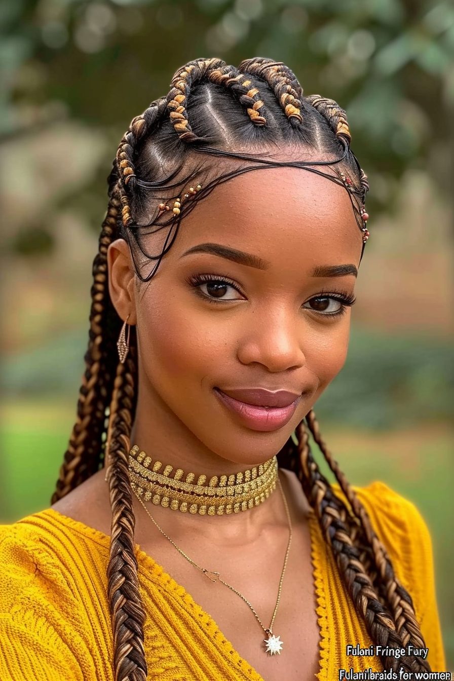 25 Trendiest And Gorgeous Fulani Braids