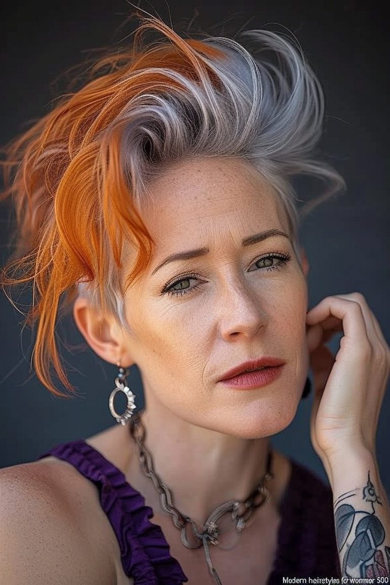 100 Modern and Ideal hairstyles for women over 50