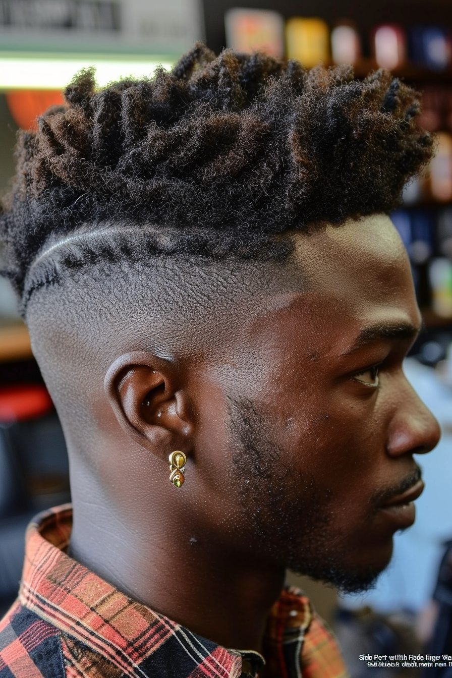 60 fade black men haircut Ideal For 2024