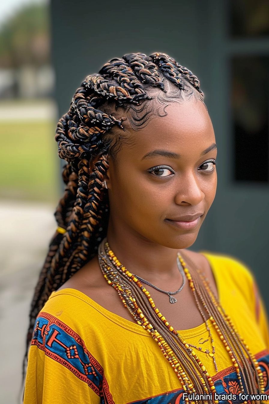 25 Trendiest And Gorgeous Fulani Braids