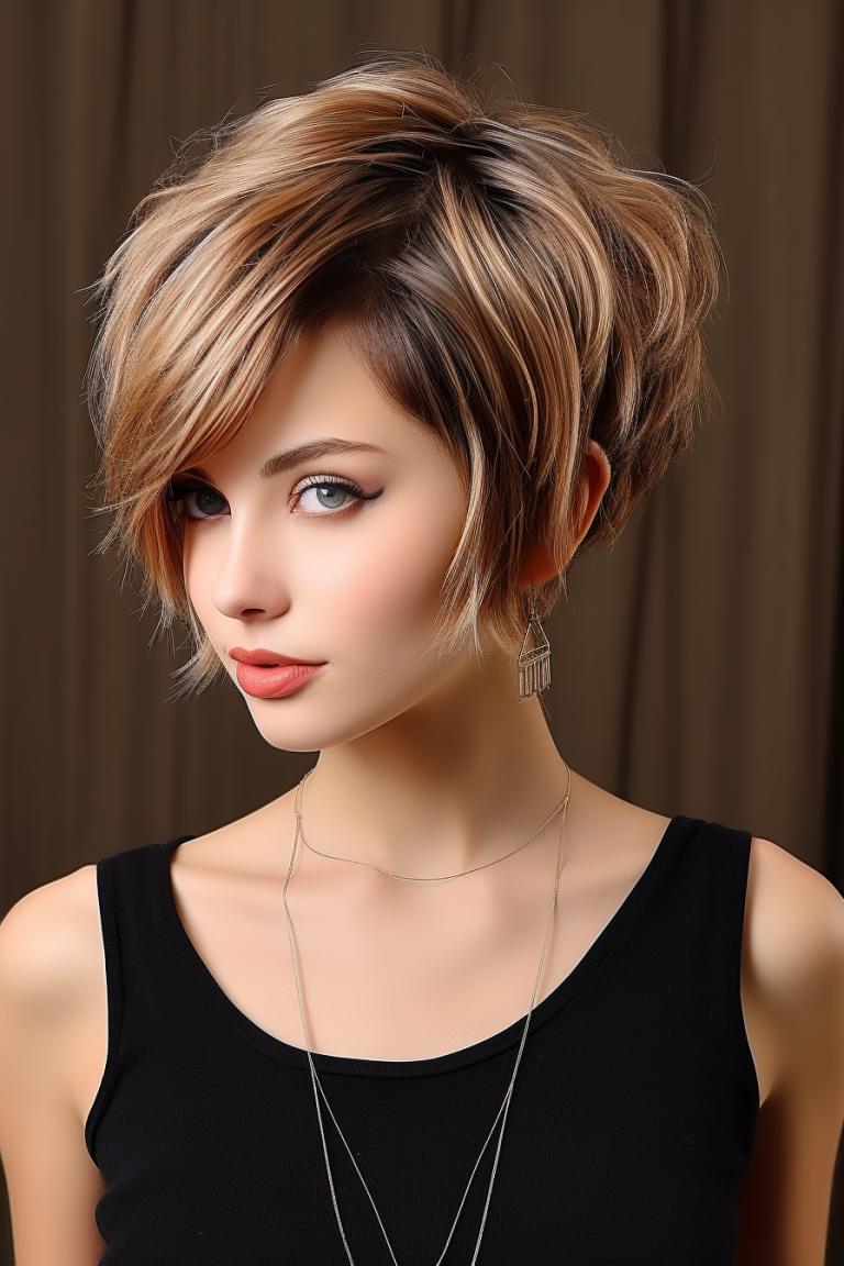 70 short bob haircuts For Sexy Look In 2024. See # 58
