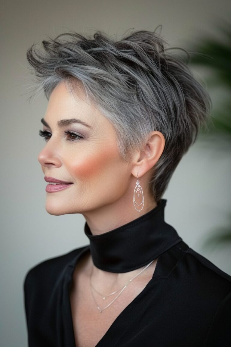 50 Short Gray Hairstyles Ideal For Older Women In 2025
