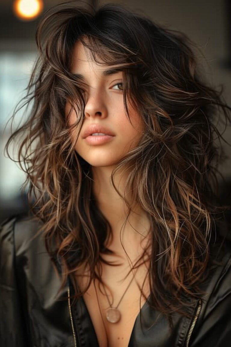 60 Lovely Long Shag Haircuts for Effortless Stylish Looks In 2025