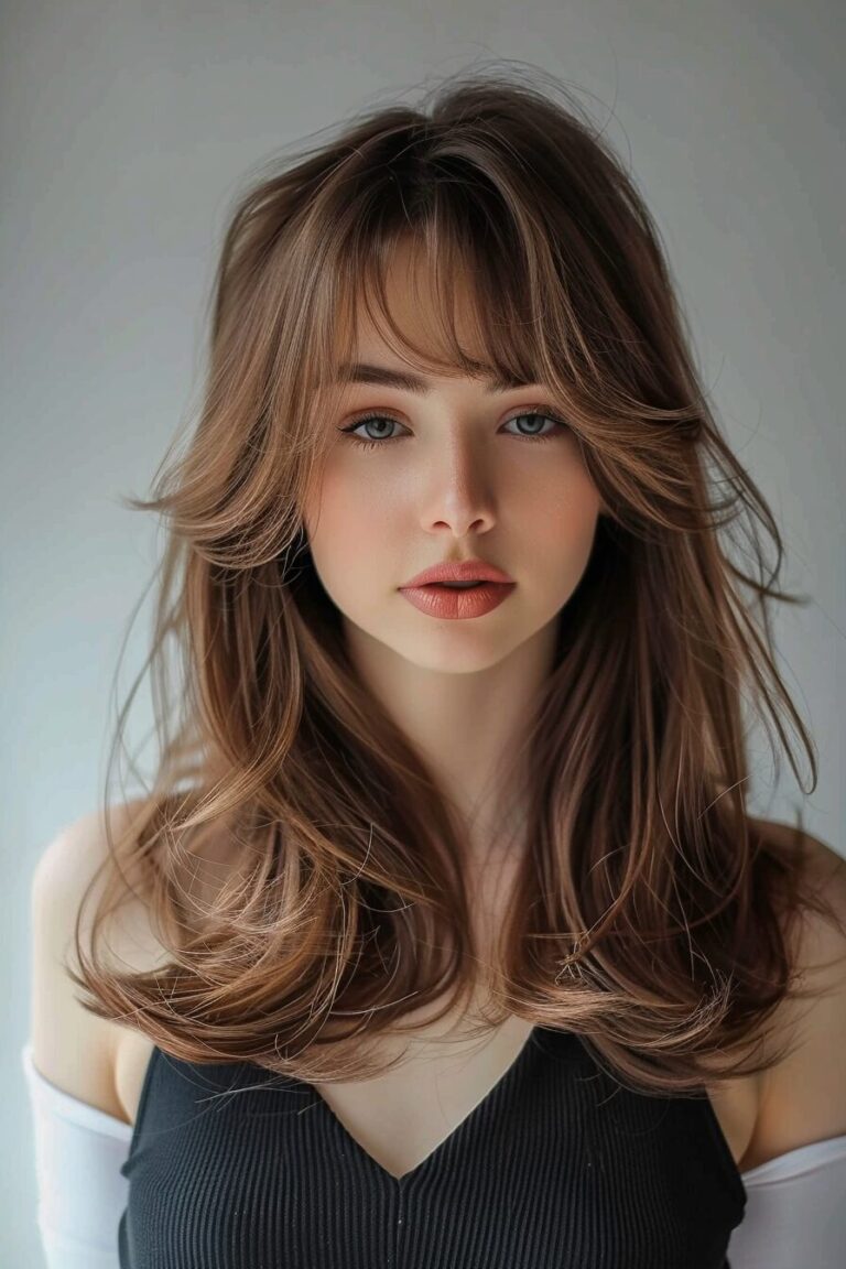 40 Ways to Style Curtain Bangs for All Face Shapes Trending In 2025